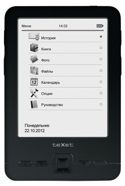 Texet TB-436: электронный ридер с 4,3-дюймовым дисплеем E-Ink | Журнал Digital World